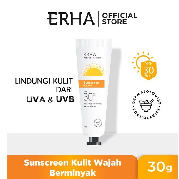 Jual ERHA Perfect Shield Normal to Oily Skin SPF30/PA++ - Sunscreen Kulit Berminyak | Shopee ...