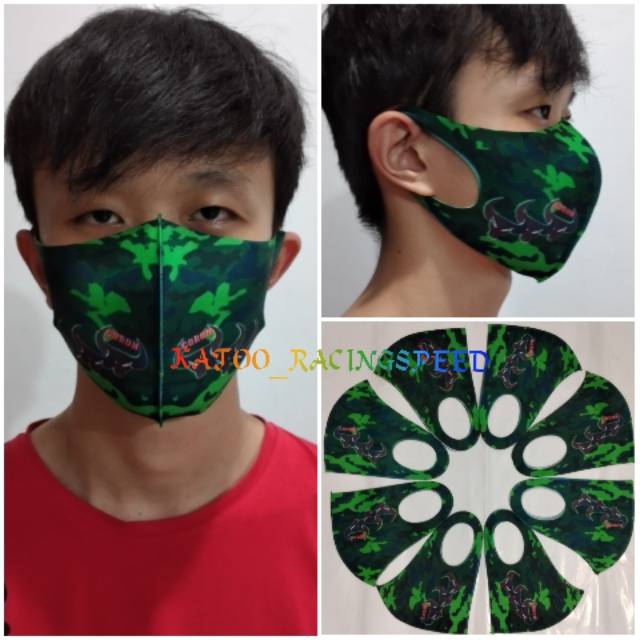 Jual MASKER SCUBA ARMY LOGO BANTENG CORON DEWASA | Shopee Indonesia