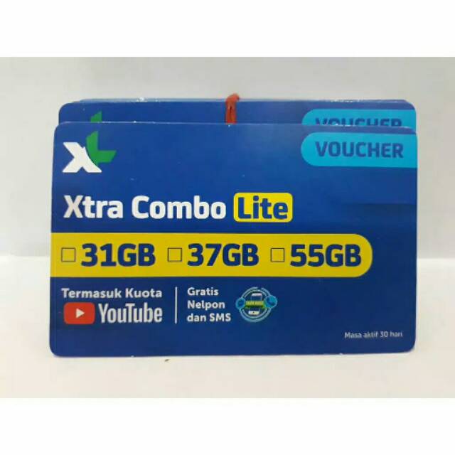 Jual voucher xl combo lite 31GB ( hybird +12GB ) | Shopee Indonesia