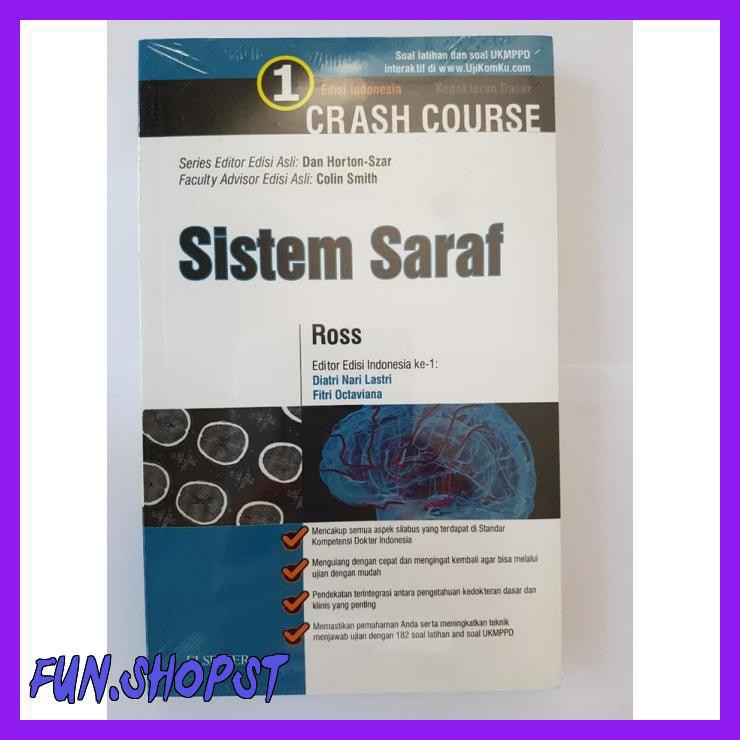 Jual ORIGINAL CRASH COURSE SISTEM SARAF 1E - ROSS | Shopee Indonesia