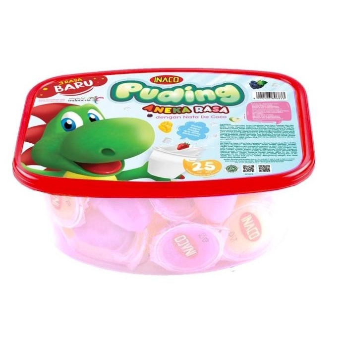 Jual INACO MINI PUDING ANEKA RASA KEMASAN POT 25PCS | Shopee Indonesia