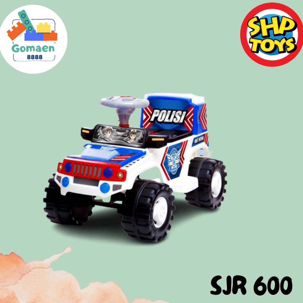 Jual Mainan Anak Mobil Polisi SJR 600 - SHP Toys (GOSEND/GRAB READY ...