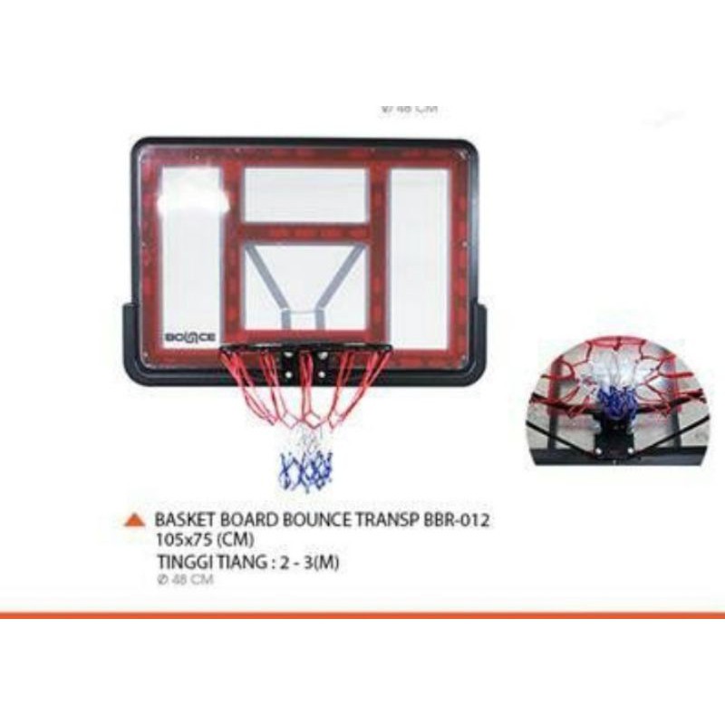 Jual Ring Papan Basket Fiberglass / Papan Basket Fiber | Shopee Indonesia