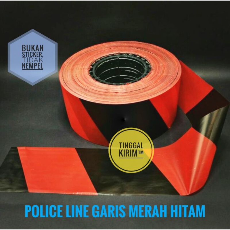 Jual Police Line Barricade Tape 3" x 300 mtr Dua Warna | Shopee Indonesia