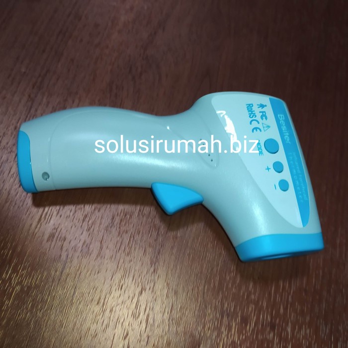 Jual Thermogun Thermometer Tembak Infrared Non Contact UNGU PUTIH ir ...