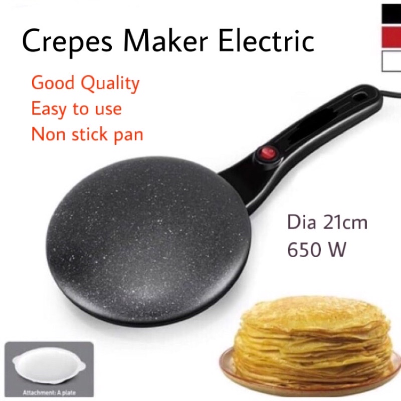 Jual Crepes Maker Alat Pembuat Kulit Lumpia Kue Dadar Risoles Crepe ...