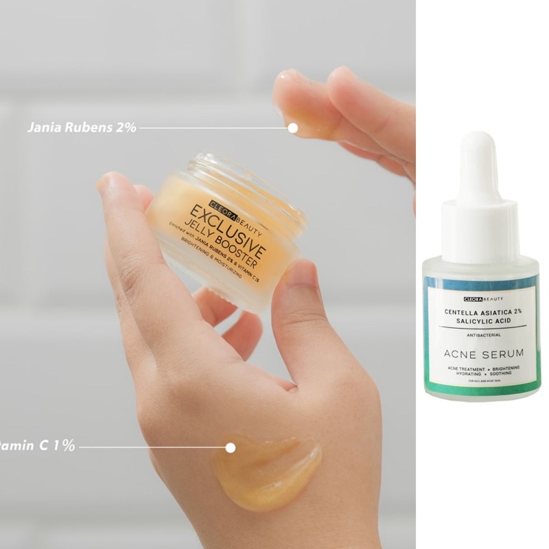 Jual CLEORA EXCLUSIVE JELLY BOOSTER / CLEORA BEAUTY / ACNE SERUM / 30GR ...