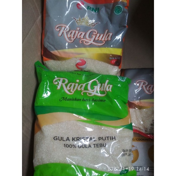 Jual GULA KRISTAL PUTIH "Raja Gula" 1KG | Shopee Indonesia