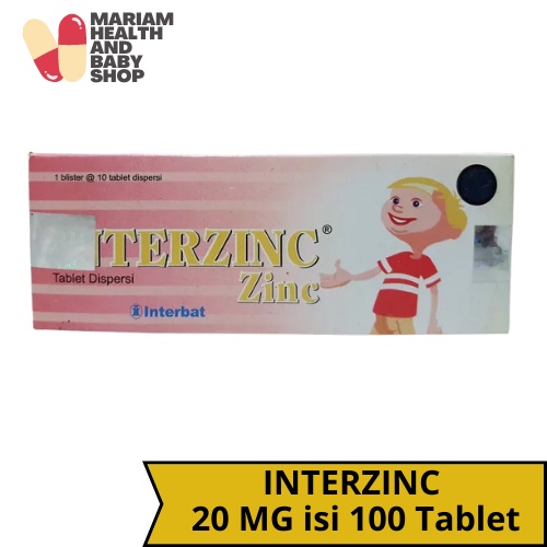 Jual Interzinc 20 Mg Box Isi 100 Tablet | Shopee Indonesia