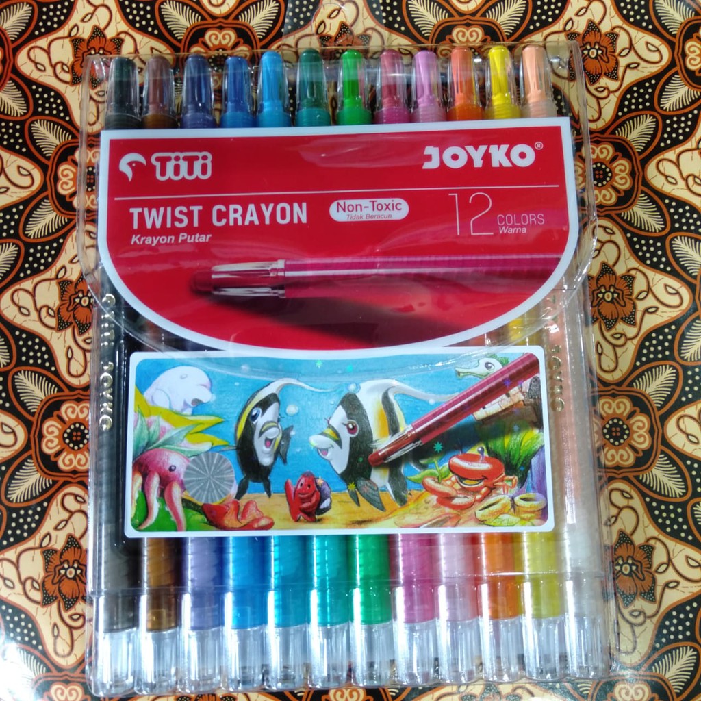 Jual CRAYON PUTAR TITI 12 WARNA/TWIST CRAYON TITI 12 WARNA | Shopee ...