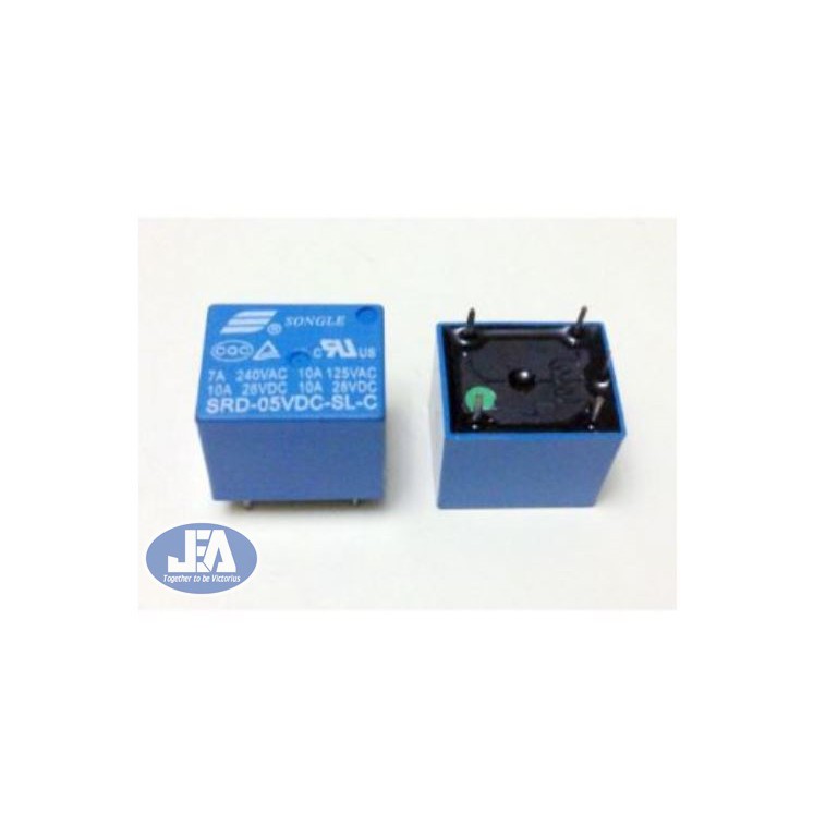 Jual RELAY 5V DC 5 VDC SONGLE SRD-05VDC-SL-C 5 PIN DC CONTROL COIL ...