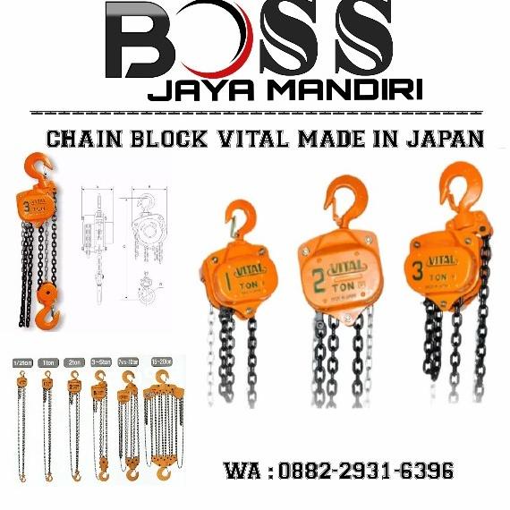 Jual Chain Block 1 Ton X 3 Meter Vital Made In Japan | Shopee Indonesia
