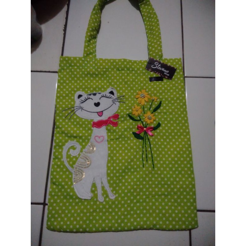 Jual Tote bag motif bordir combinasi sulam (New hand made) | Shopee ...