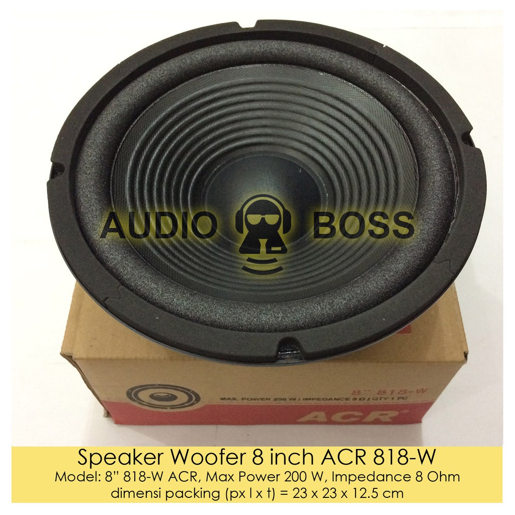 Jual Speaker Woofer 8 inch ACR 818-W / Speaker Woofer 8" ACR 818 200 ...