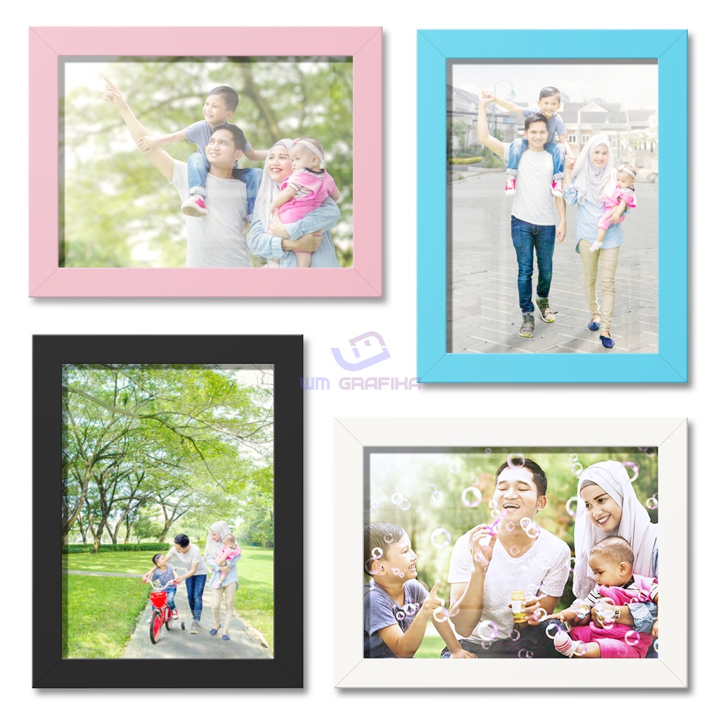 Jual Bingkai Pigura Frame A4 / 10RL dan Cetak Foto A4 / 10RL Custom ...