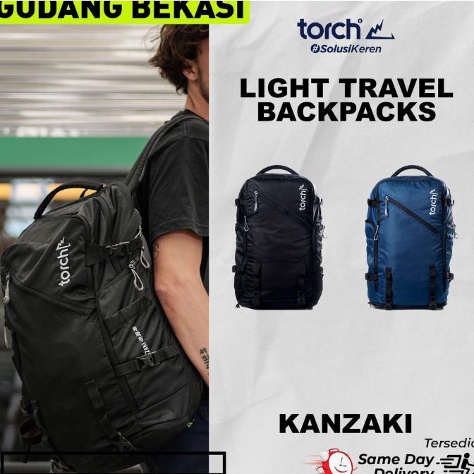 Jual TRAVEL BAG TORCH TAS TRAVEL BACKPACK KANZAKI LEGION BLUE | Shopee ...