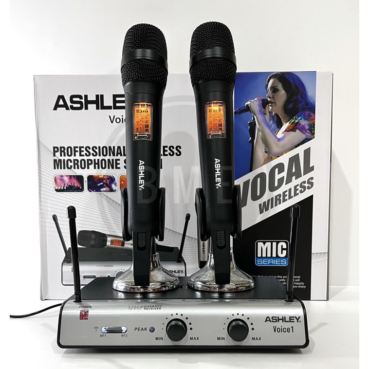 Jual Mic Wireless Ashley Voice 1 (Original) | Shopee Indonesia