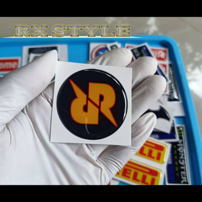 Jual Stiker timbul resin lentur sticker emblem logo RRQ Rex Regum Qeon ...