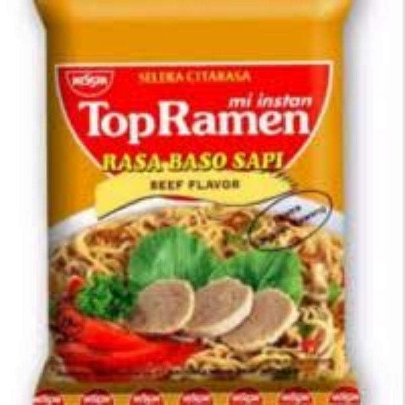 Jual mie instan top ramen rasa baso sapi 32 gr | Shopee Indonesia