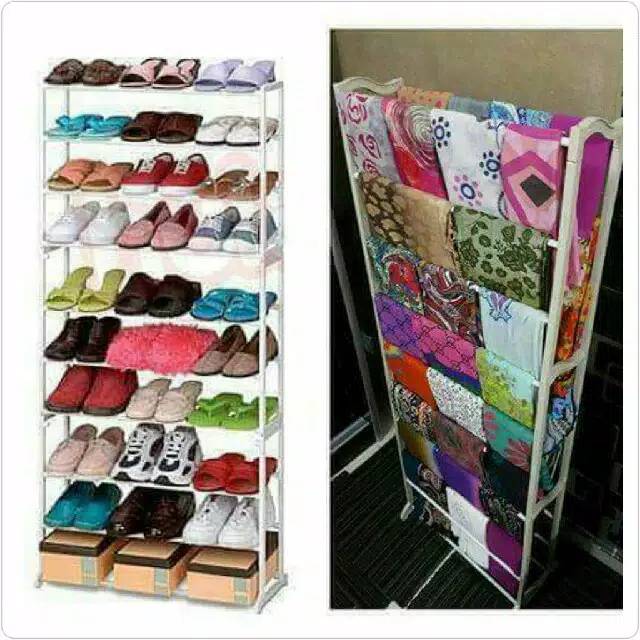 Jual RAK AMAZING atau RAK SEPATU/RAK JILBAB BISA JUGA RAK MULTIFUNGSI ...