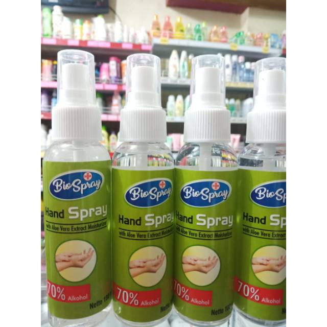 Jual BIO SPRAY HAND SANITIZER CLEAN & HEALTHY PEMBERSIH TANGAN 100ml ...