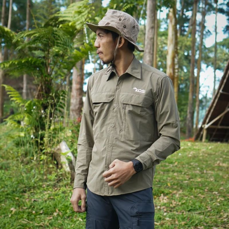 Jual KOS HIKER Kemeja Outdoor Lapangan - Kemeja PDL Outdoor Original ...
