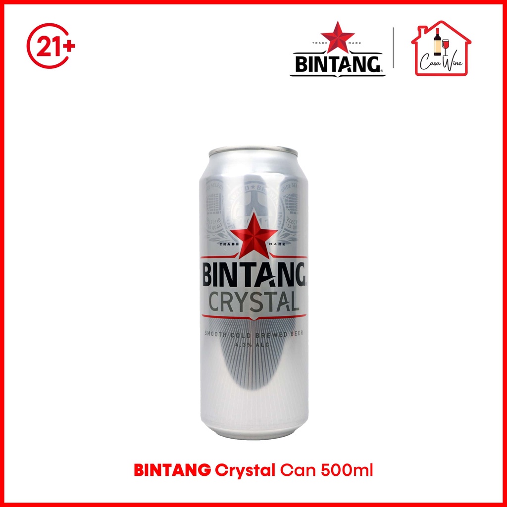 Jual Bintang Crystal 500 ML | Shopee Indonesia
