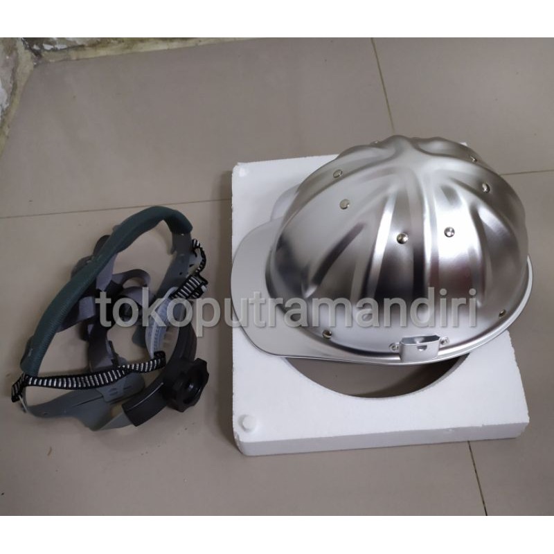 Jual Safety Helmet Alumunium Silver / Helm proyek alumunium silver ...