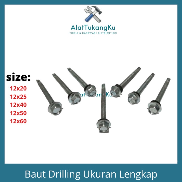 Jual Baut Spandek SDS Baut Baja Ringan / Baut Self Drilling Screw ...