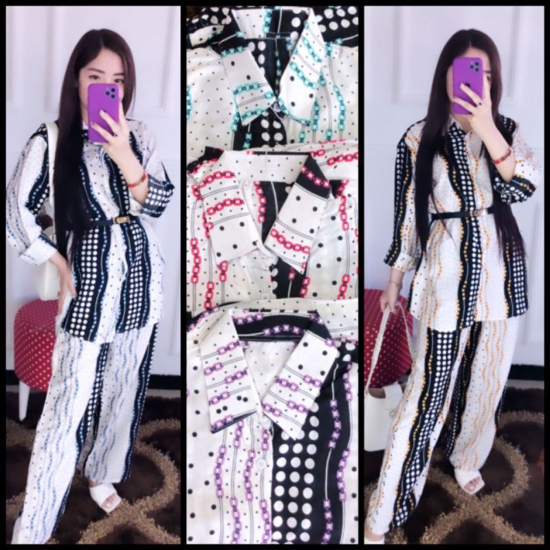 Jual ONE SET KEMEJA || ONE SET KEKINIAN | Shopee Indonesia