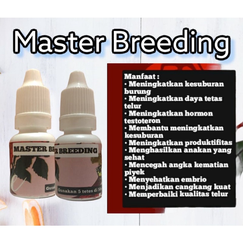 Jual Master breeding / vitamin ternak burung | Shopee Indonesia