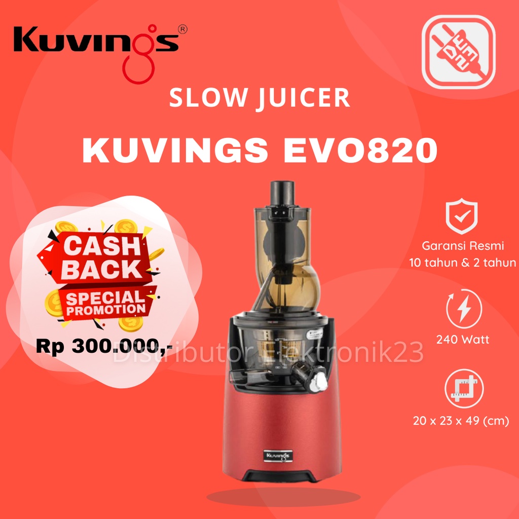 Jual Kuvings Whole Slow Juicer Evo 820 (Garansi Resmi & Original) | Shopee Indonesia