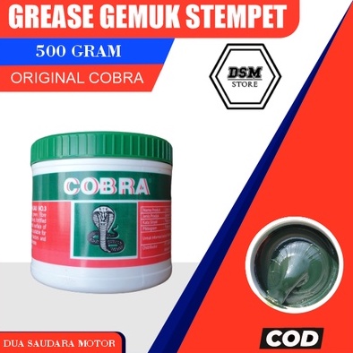 Jual GREASE GEMUK STEMPET MERK COBRA 500G ORIGINAL | Shopee Indonesia