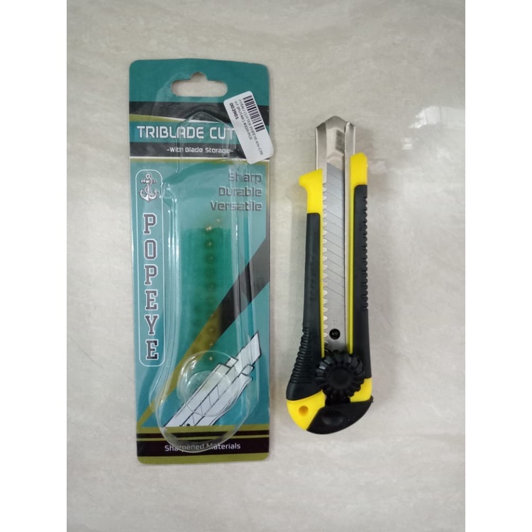 Jual PISAU CUTTER POPEYE-VICO KN-CTR 07 / CUTER / KATER | Shopee Indonesia