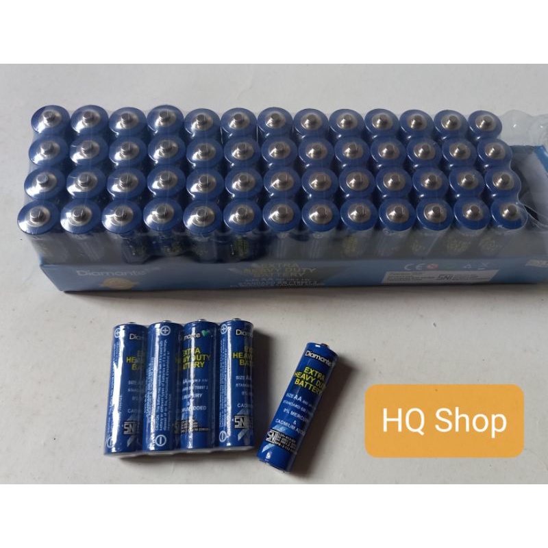 Jual Baterai ukuran AA untuk mainan, jam dinding, remot tv dll | Shopee ...