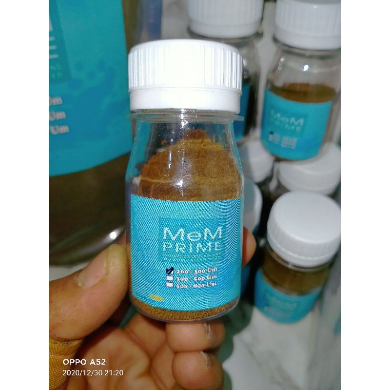 Jual Mem Prime 200 - 300 micron ORiginal Pakan Ikan Cupang/Guppy/Molly ...