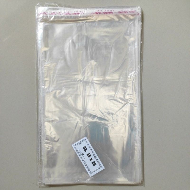 Jual Plastik OPP 15x25 18 Micron Isi 100 | Shopee Indonesia