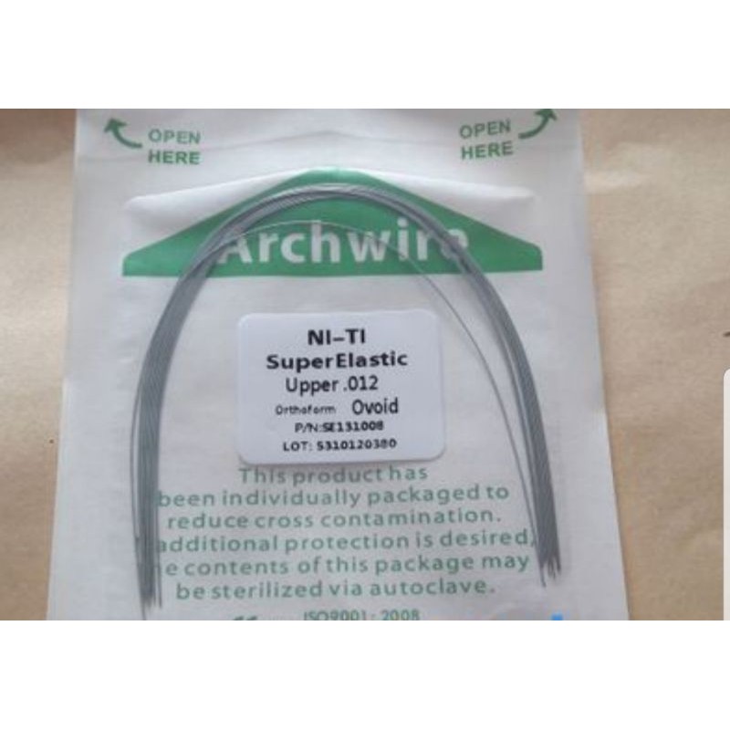 Jual Kawat Behel Gigi Niti / Niti 012 Upper | Shopee Indonesia
