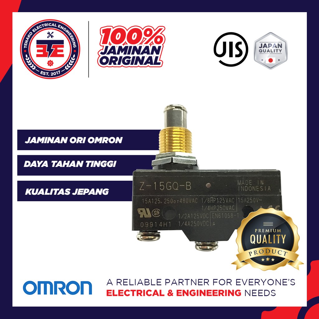 Jual OMRON Z-15GQ-B Limit Switch Original Omron | Shopee Indonesia