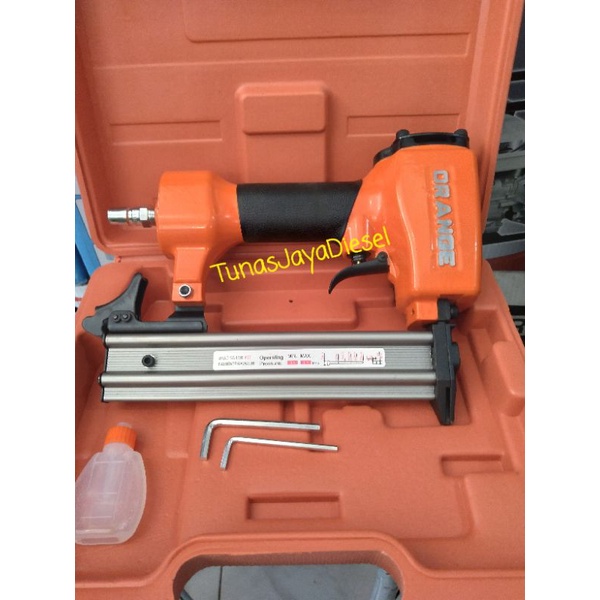 Jual Staples Angin Tembak Kayu Lurus ORANGE F30 / Air Nailer F30 ORANGE ...
