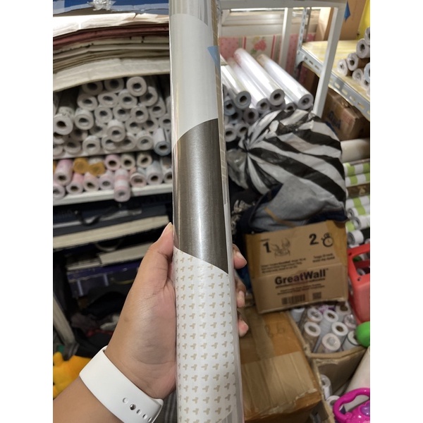 Jual [1 meter dan 5 meter] wallpaper sticker wallstiker motif segitiga ...