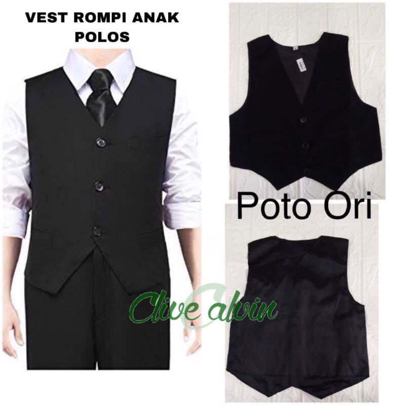 Jual ROMPI ANAK ANAK SAMPAI DEWASA COWO POLOS ROMPI HITAM LAKI LAKI ...