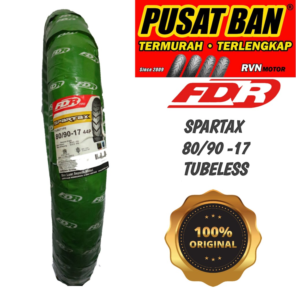 Jual FDR SPARTAX 80/90-17 TUBE TYPE | Shopee Indonesia