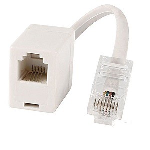 Jual Kabel Converter RJ11 To RJ45 LAN | Shopee Indonesia