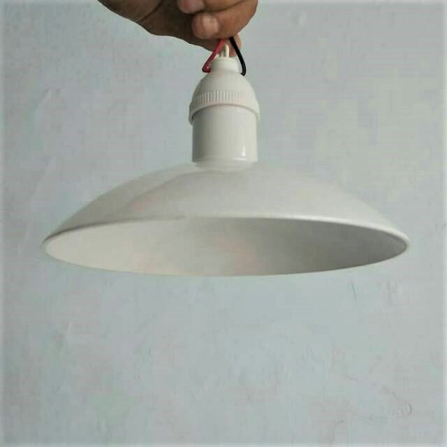 Jual Kap mini + Fitting E27 Kap lampu jalan + Fitting WD e-27 gantung PVC anti karat outdoor ...