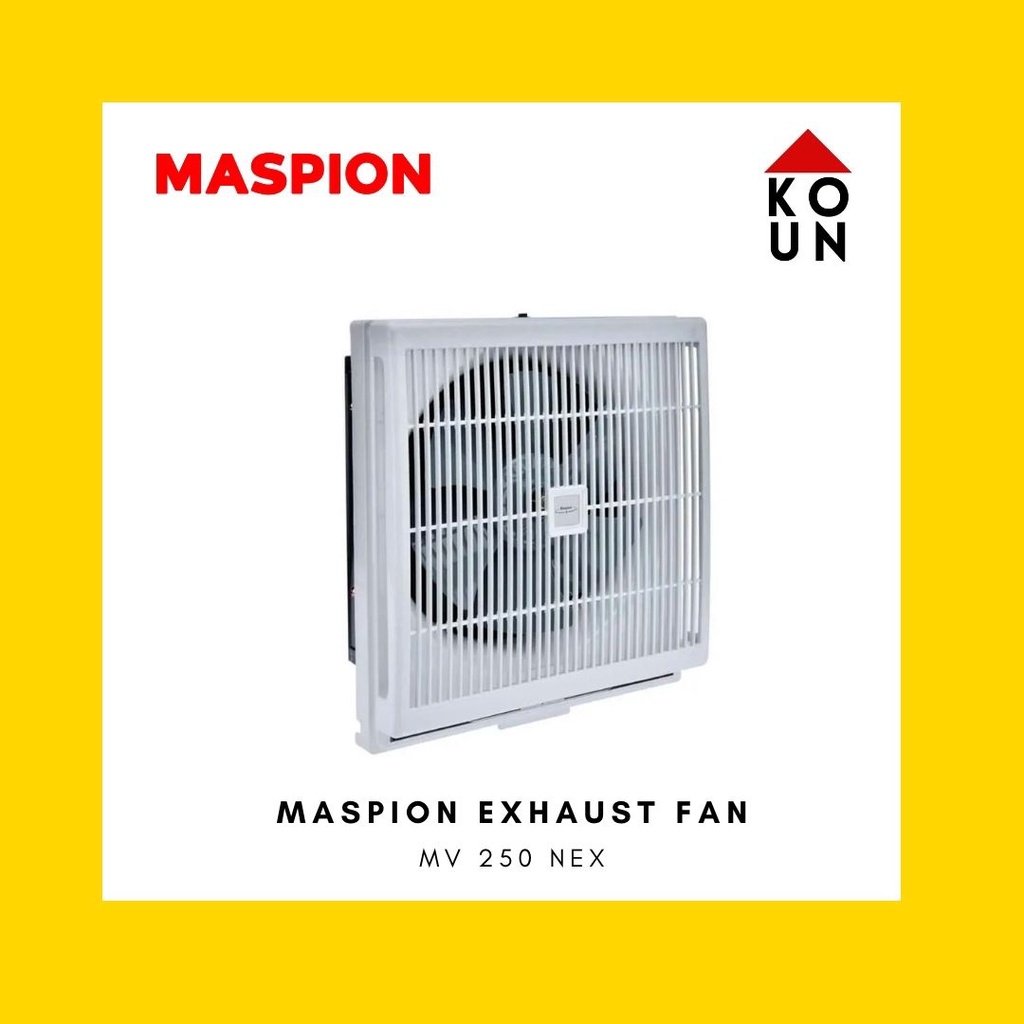 Jual (COD READY) MASPION EXHAUST FAN / HEXOS DINDING MV-250 NEX ...
