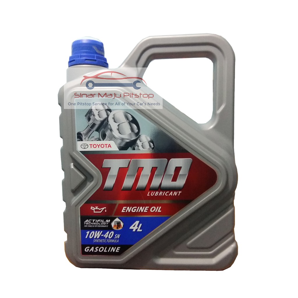 Jual Toyota Motor Oil Synthetic TMO 10W-40 API SN - Oli Mobil AVANZA ...