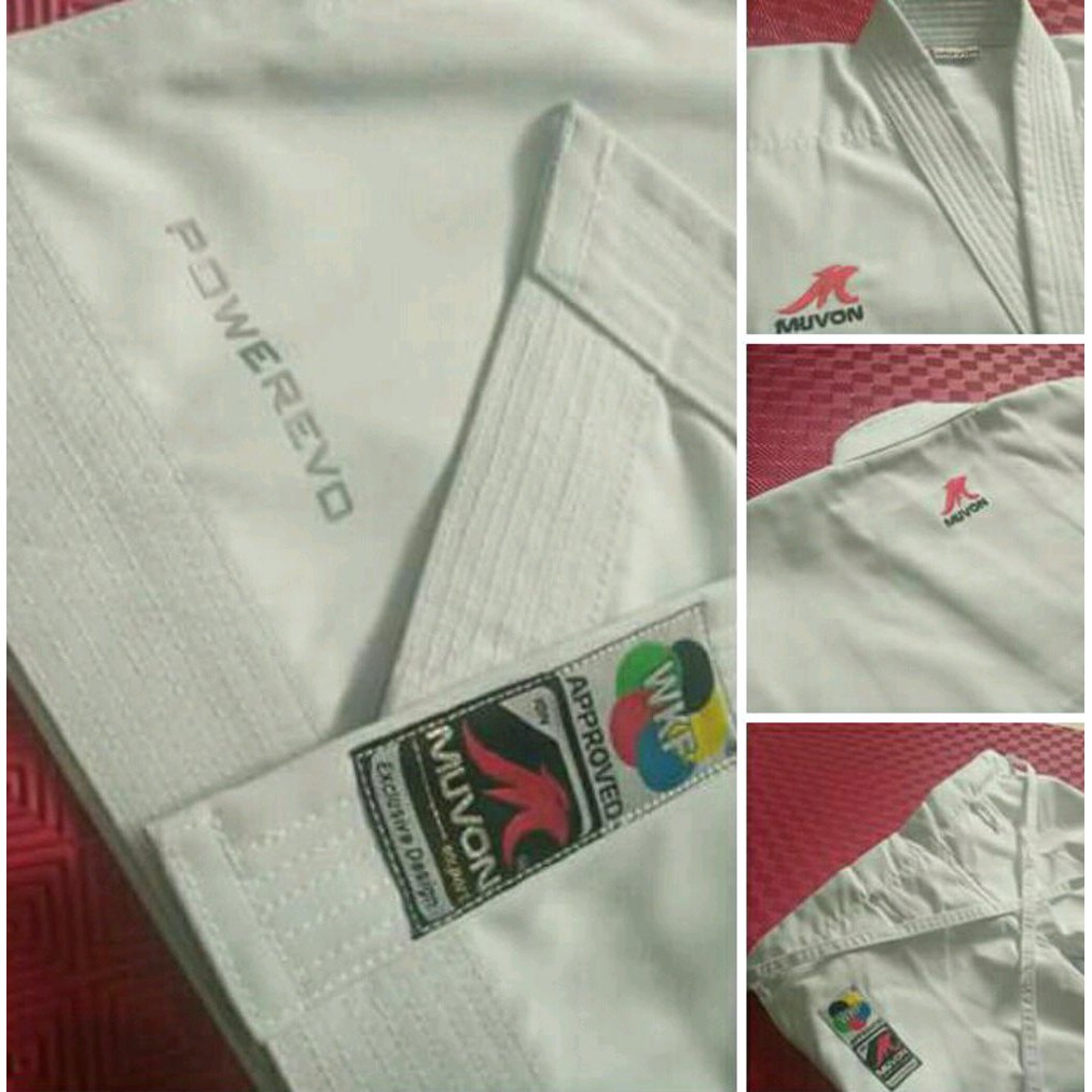 Jual Baju Karate Hokido Muvon power revo dogi Kata wkf approved ...