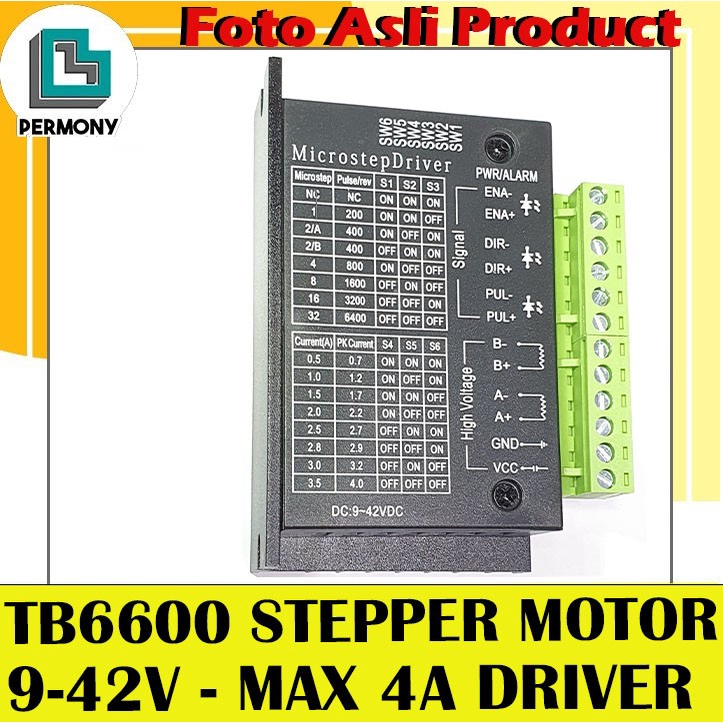 Jual TB6600 stepper motor driver controller | Shopee Indonesia