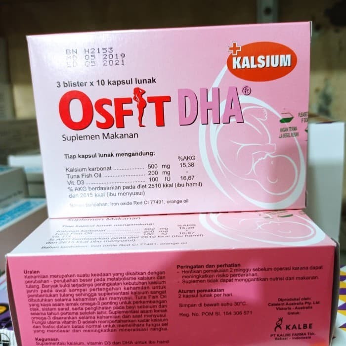 Jual osfit dha box 30 kapsul | Shopee Indonesia